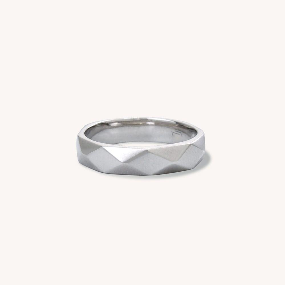 Facet Wedding Band - Tailored Jewel Singapore