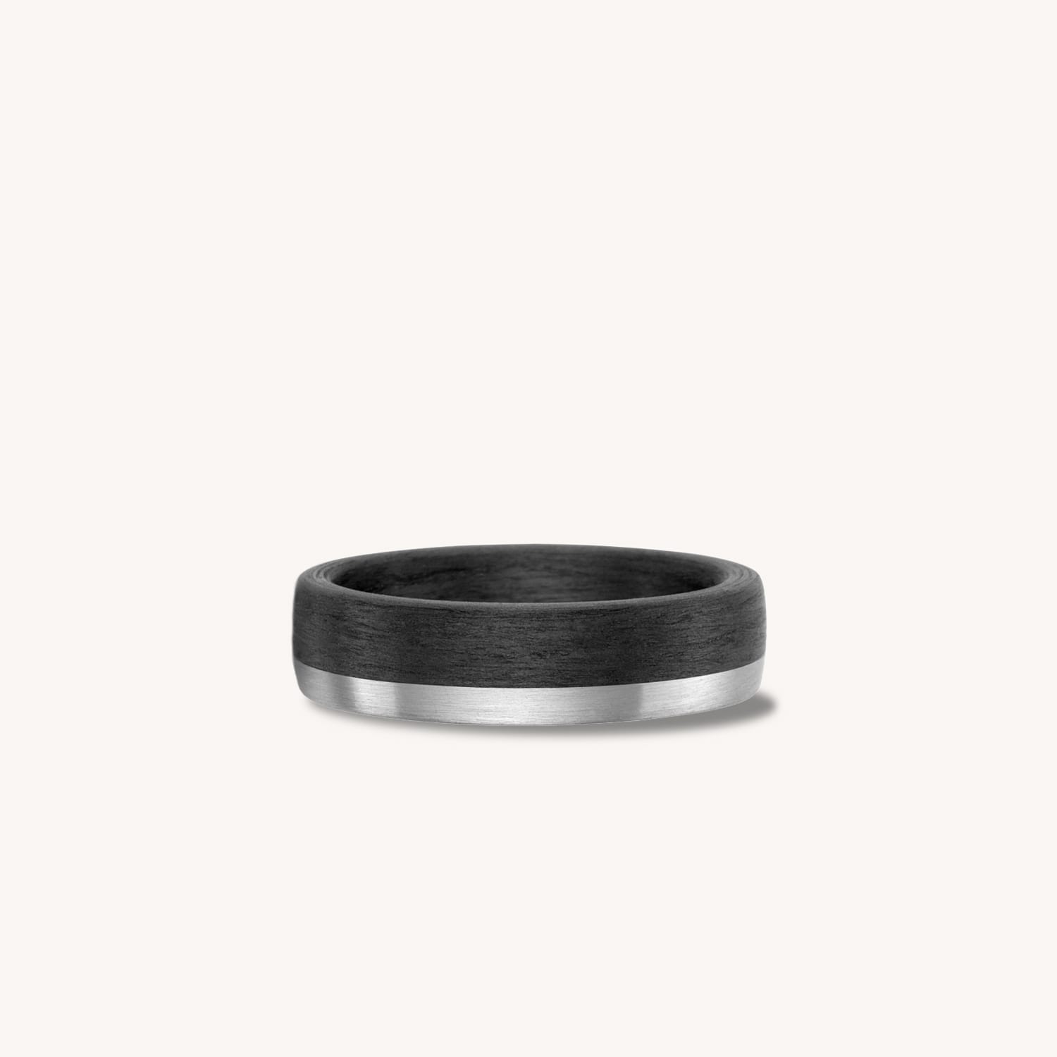 Flint Black Carbon-Palladium Ring - Tailored Jewel Singapore