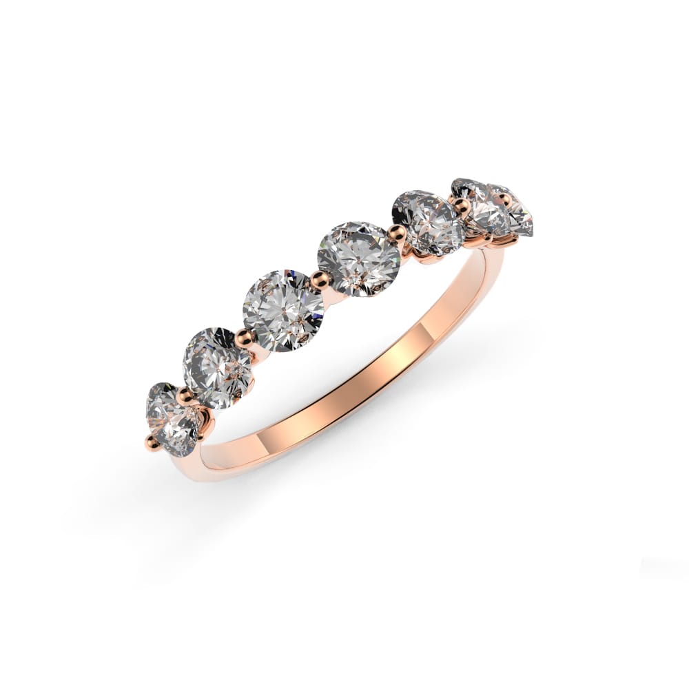 Floating Diamond Wedding Ring - Tailored Jewel Singapore