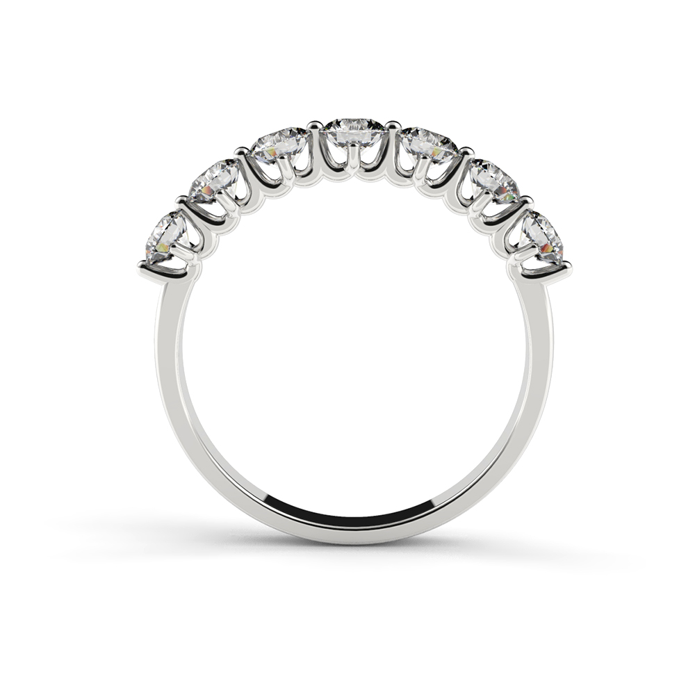 Floating Diamond Wedding Ring - Tailored Jewel Singapore