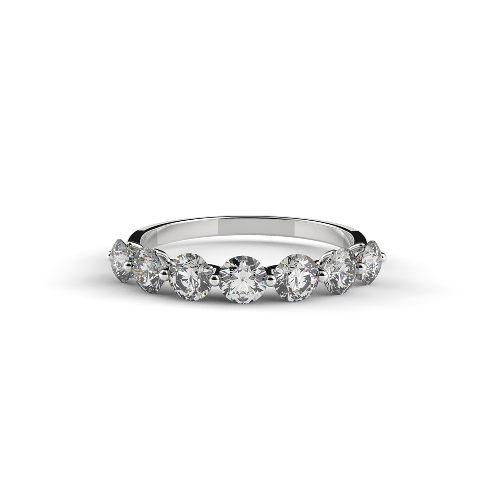 Floating Diamond Wedding Ring - Tailored Jewel Singapore
