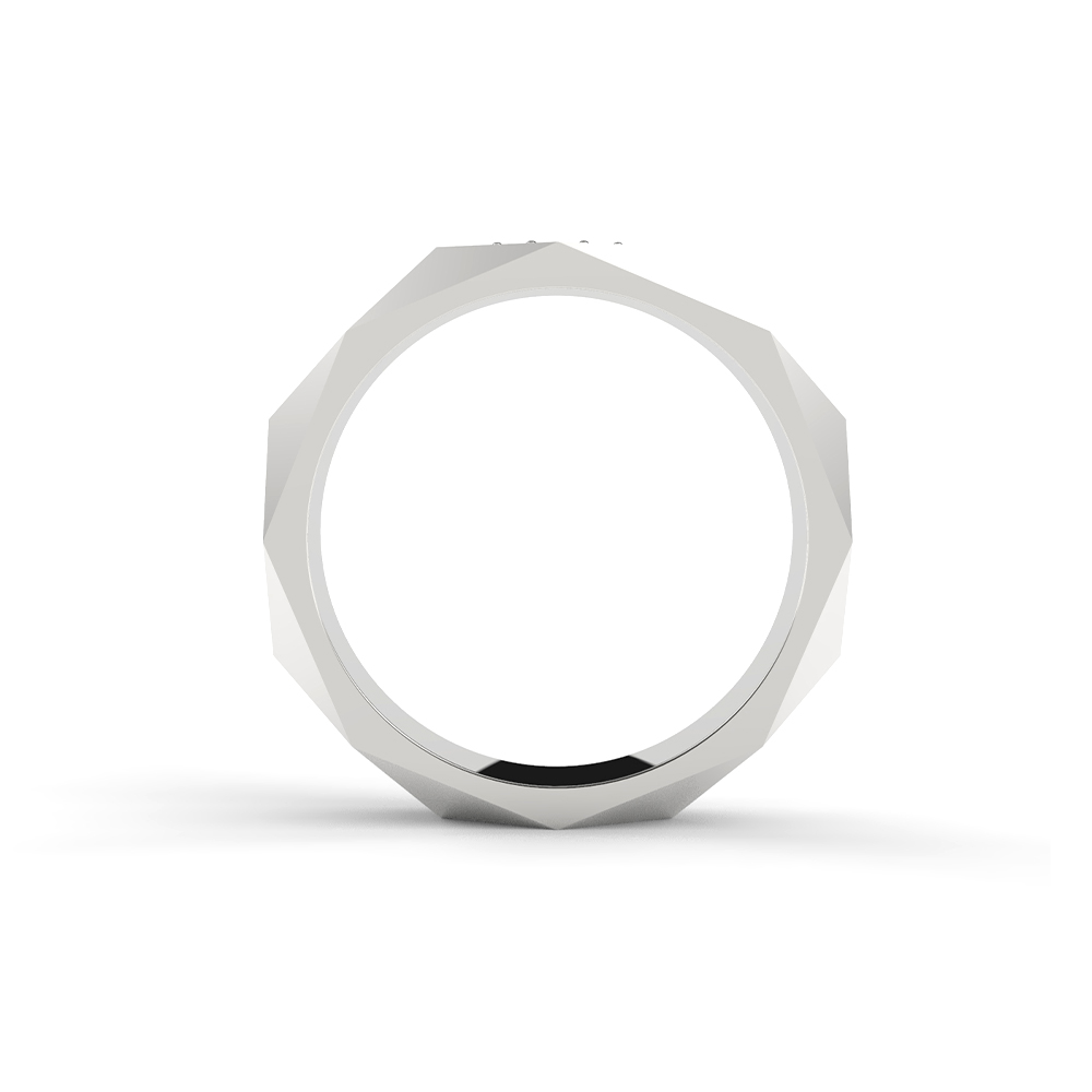 Facet Diamond Band - Tailored Jewel Singapore