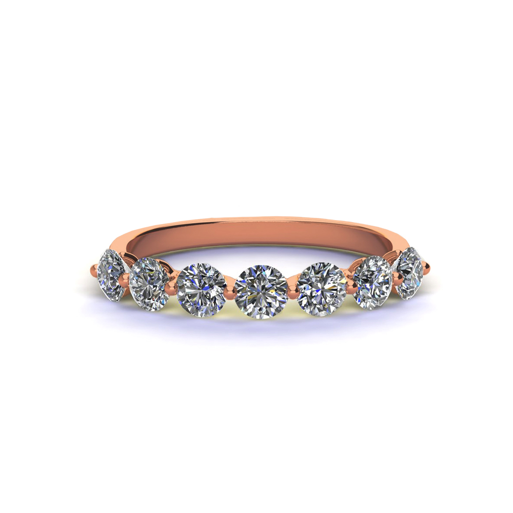 Floating Diamond & Slit Band - Tailored Jewel Singapore